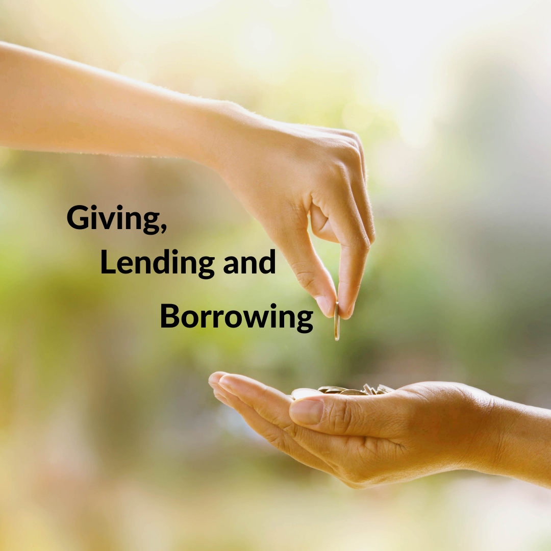 Giving, Lending and Borrowing - BudgetingFaithfully.com